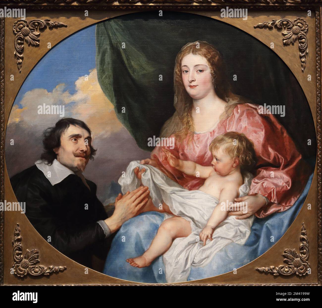 The Abbe Scaglia adoring the Virgin and Child by Flemish Baroque ...