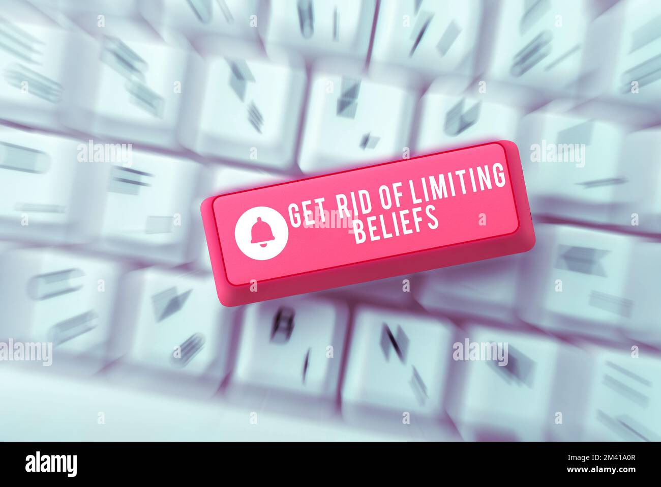 Hand writing sign Get Rid Of Limiting Beliefs. Business concept remove ...