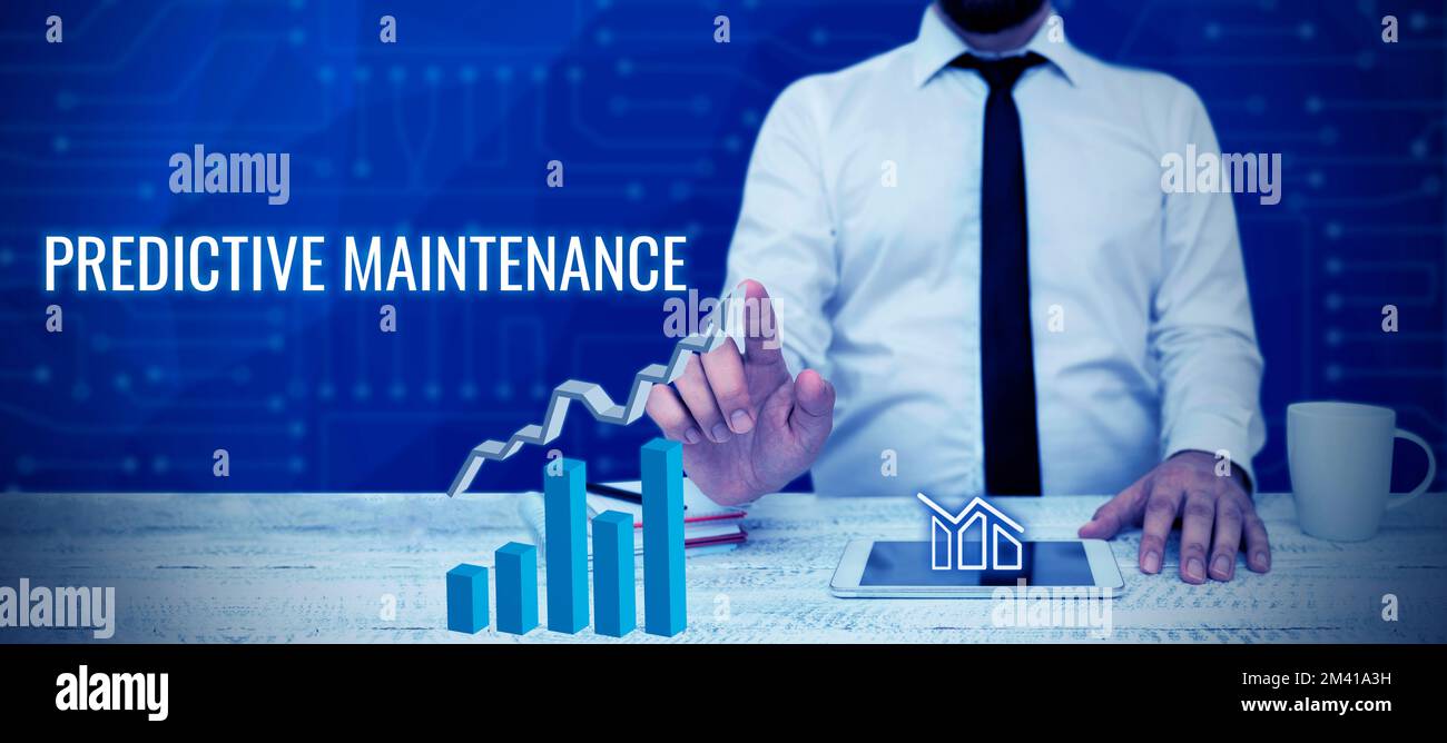 Text showing inspiration Predictive Maintenance. Word Written on ...