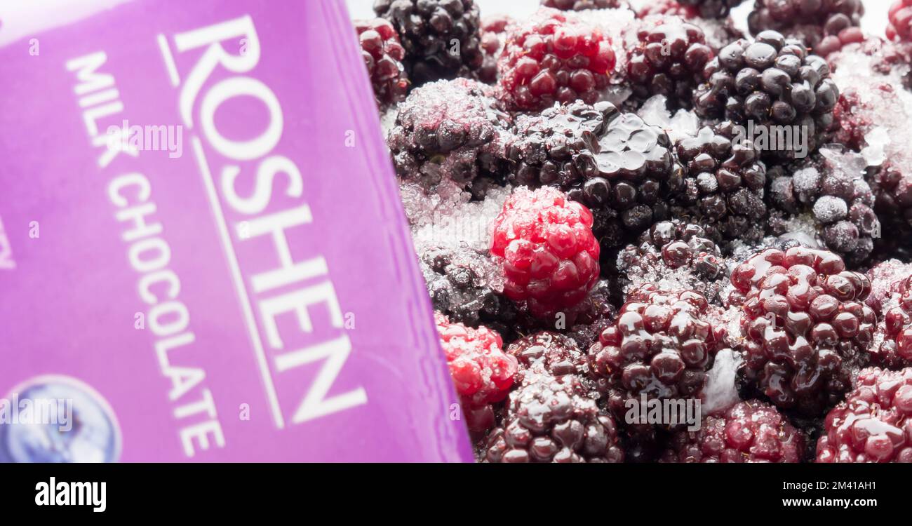 Milk Chocolate Roshen. Roshen Confectionery Corporation is a Ukrainian ...