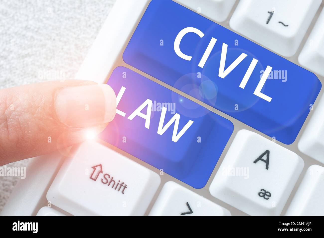 Hand writing sign Civil Law. Word Written on Law concerned with private ...