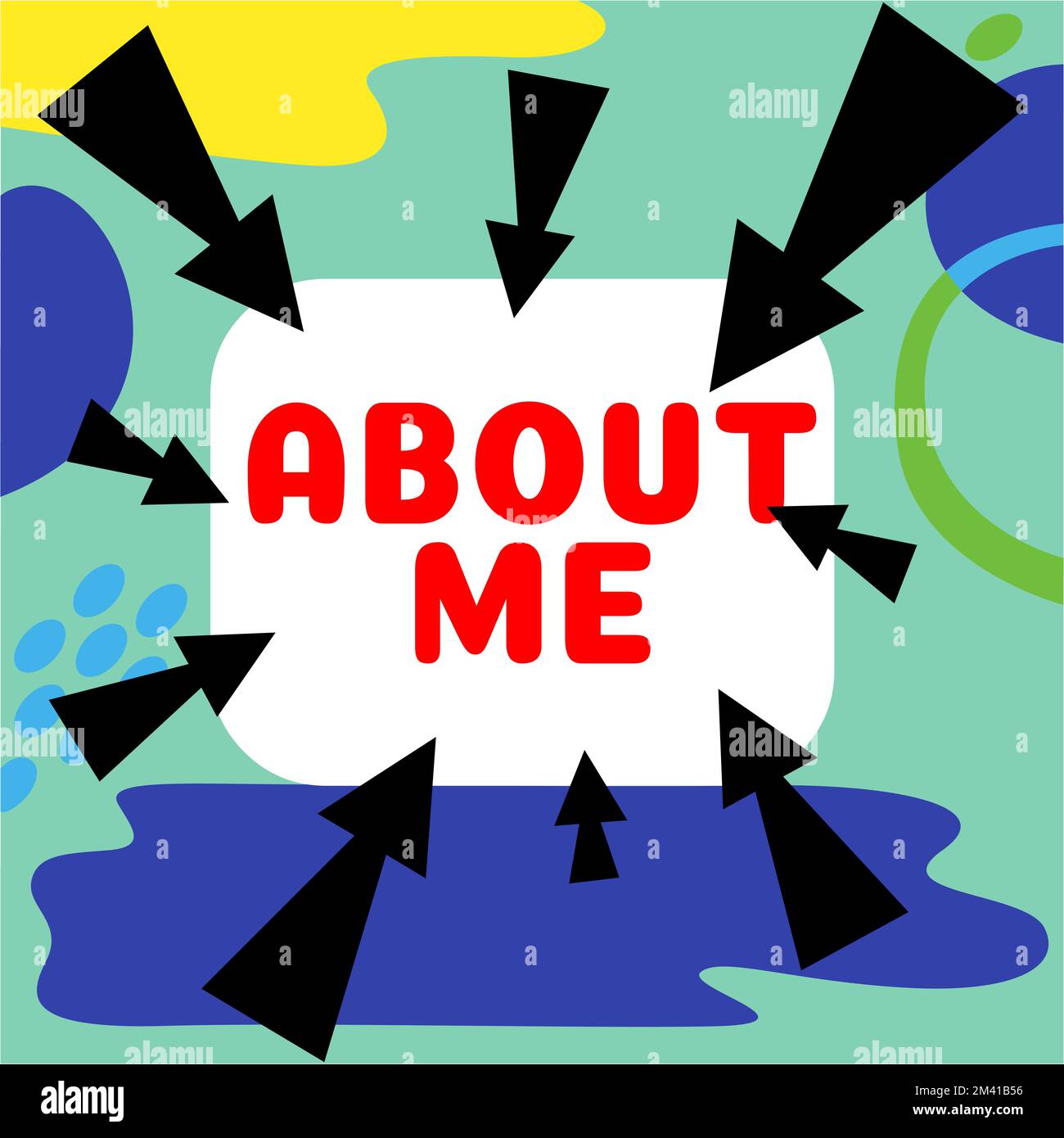 Inspiration showing sign About Me. Word for My Personal Characteristics ...