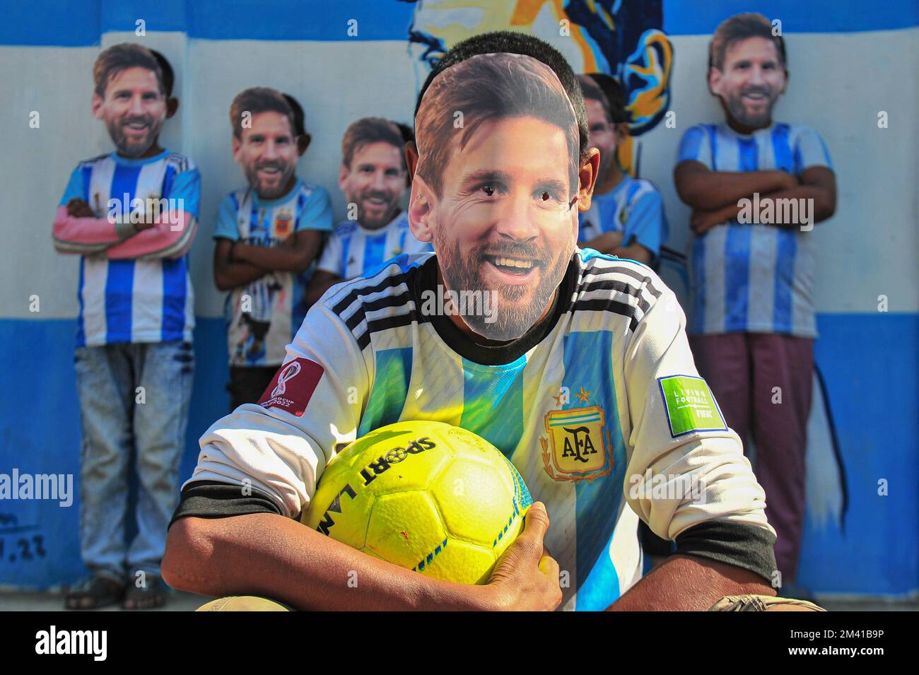 Lionel messi mask hi-res stock photography and images - Alamy