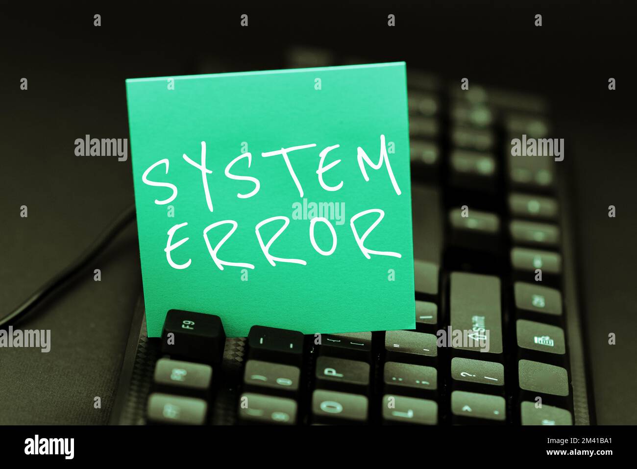 Conceptual caption System Error. Concept meaning Technological failure ...