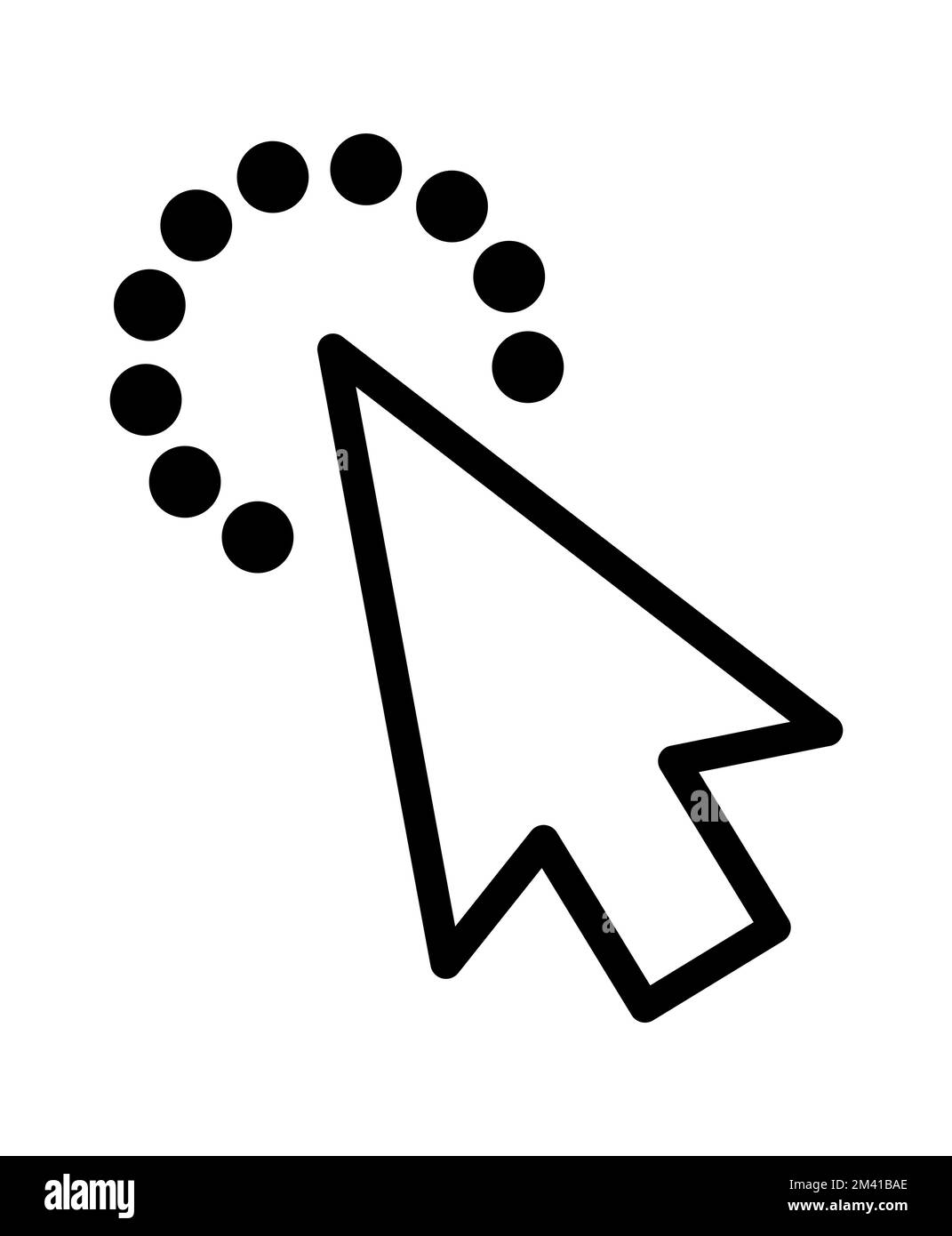 Click Cursor Set Computer Pointer Hand And Arrow Icon Press Pick