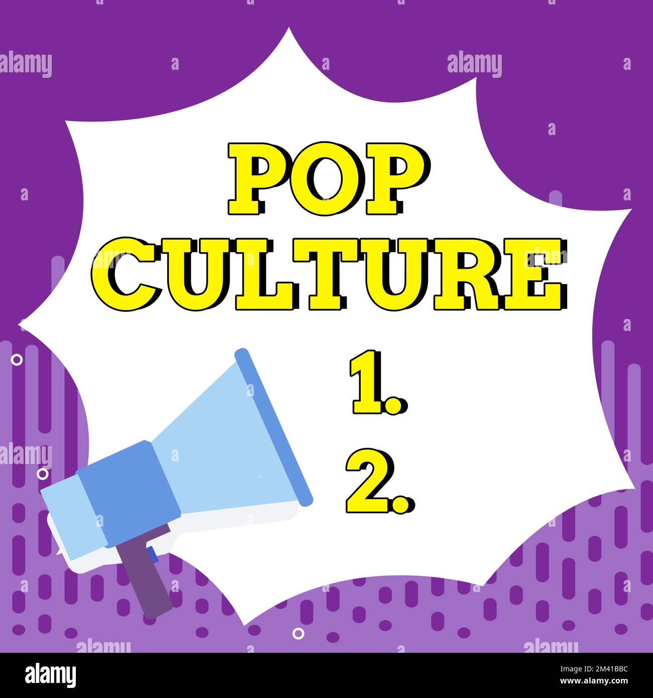 Text caption presenting Pop Culture. Conceptual photo describes the ...