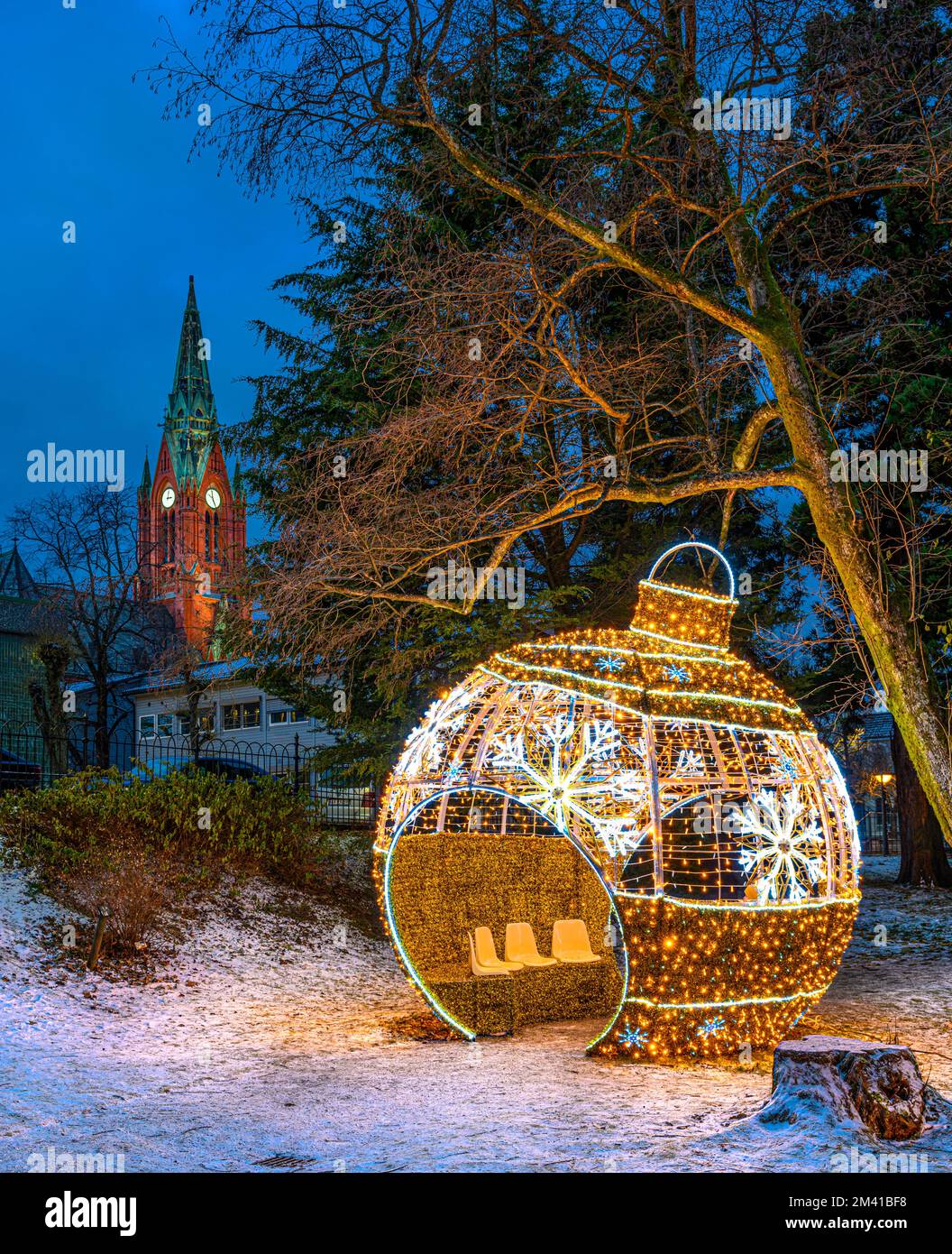 Christmas in Bergen, Norway Stock Photo - Alamy