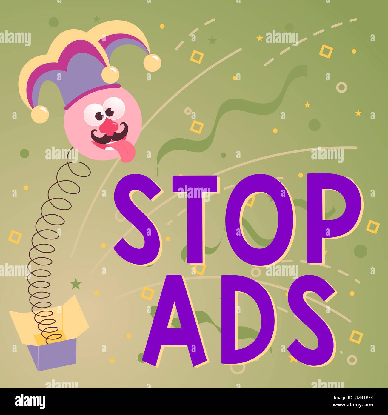 Inspiration showing sign Stop Ads. Business approach program that will ...
