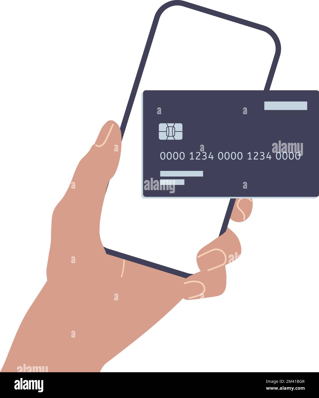 Money mobile transaction concept. Online send money service vector ...