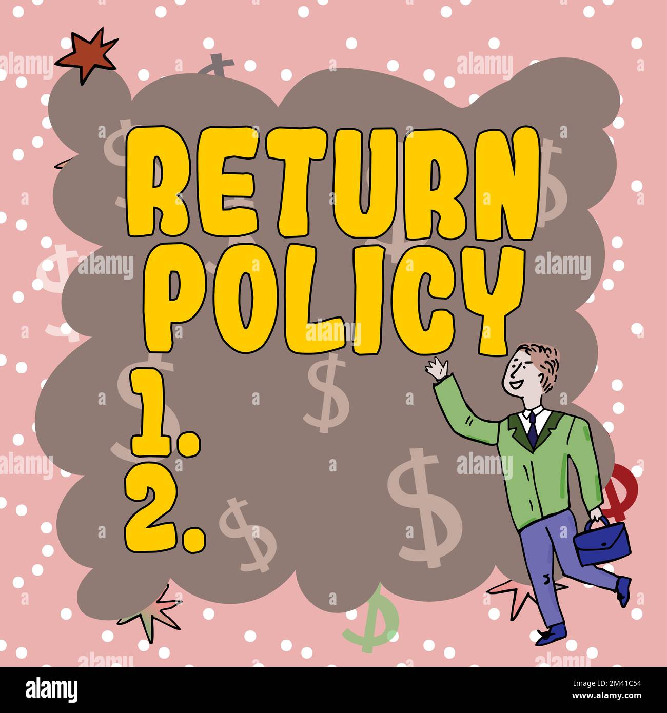 Writing displaying text Return Policy. Internet Concept Tax ...
