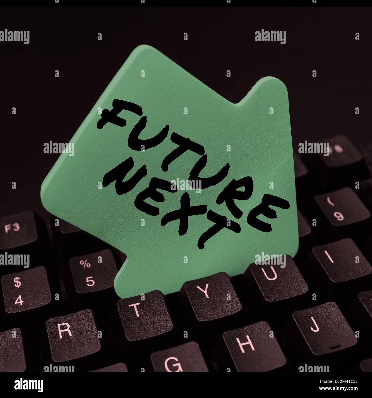 Handwriting text Future Next. Business showcase something expected in ...