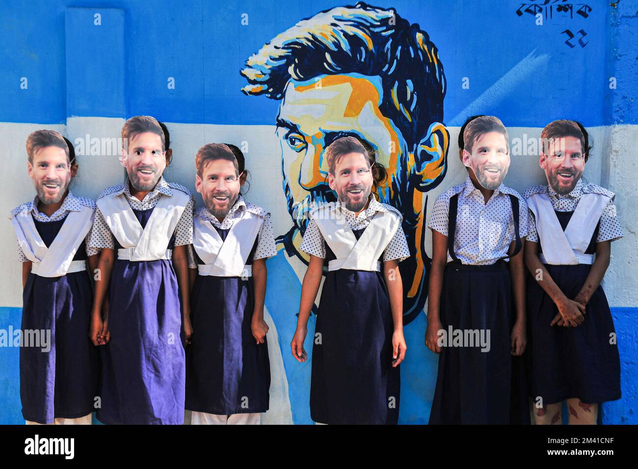 18 December 2022 in Sylhet-Bangladesh: Young crazy school girl fans of ...