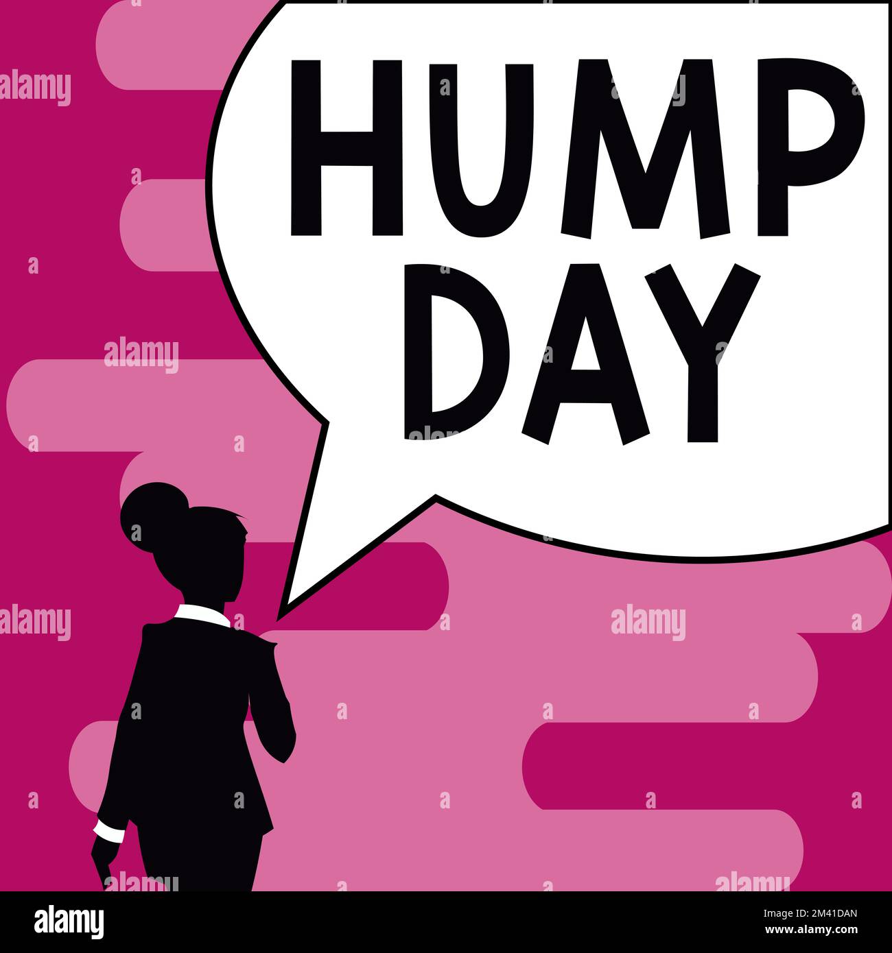 Text showing inspiration Hump Day. Concept meaning climbing a ...