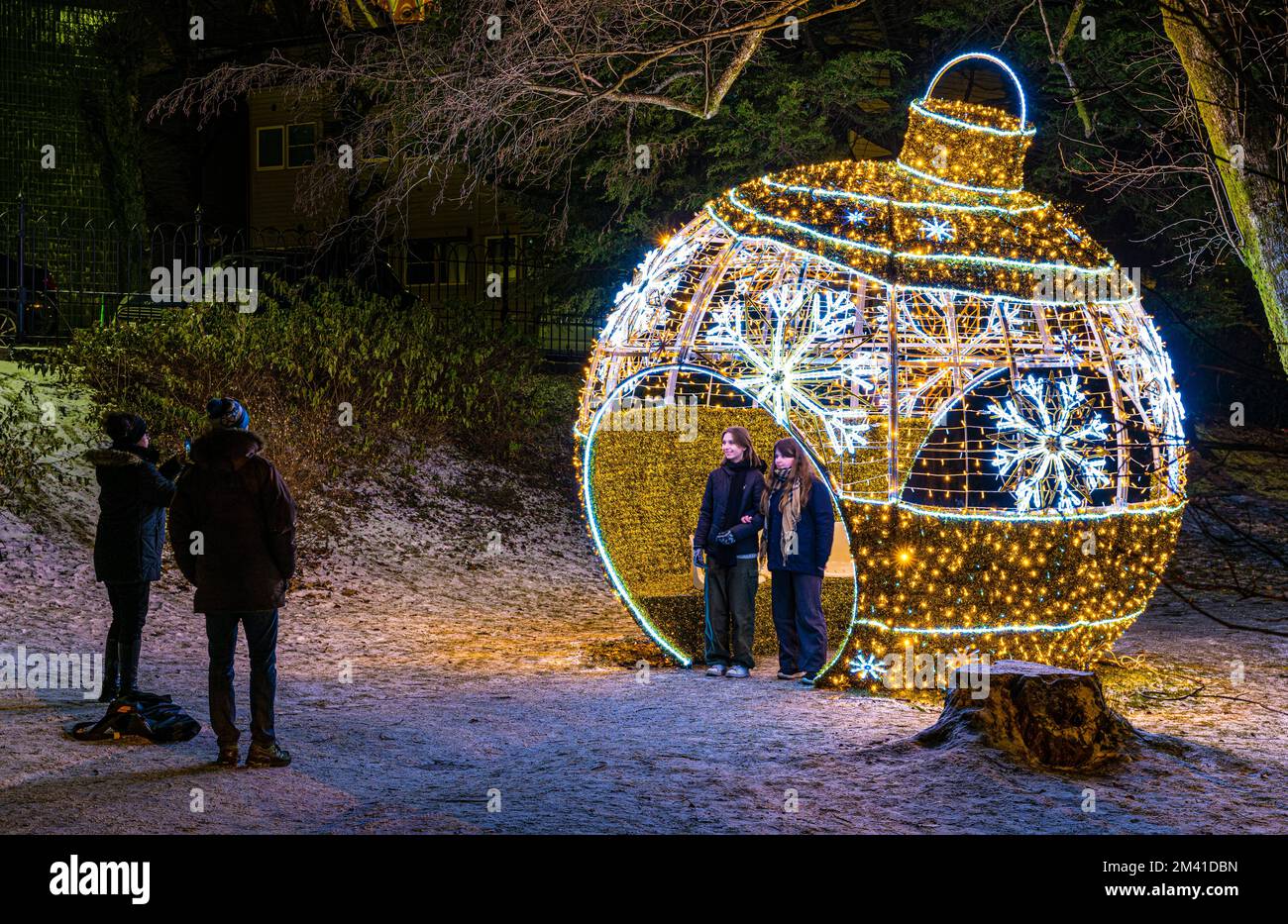 Christmas in Bergen, Norway Stock Photo - Alamy