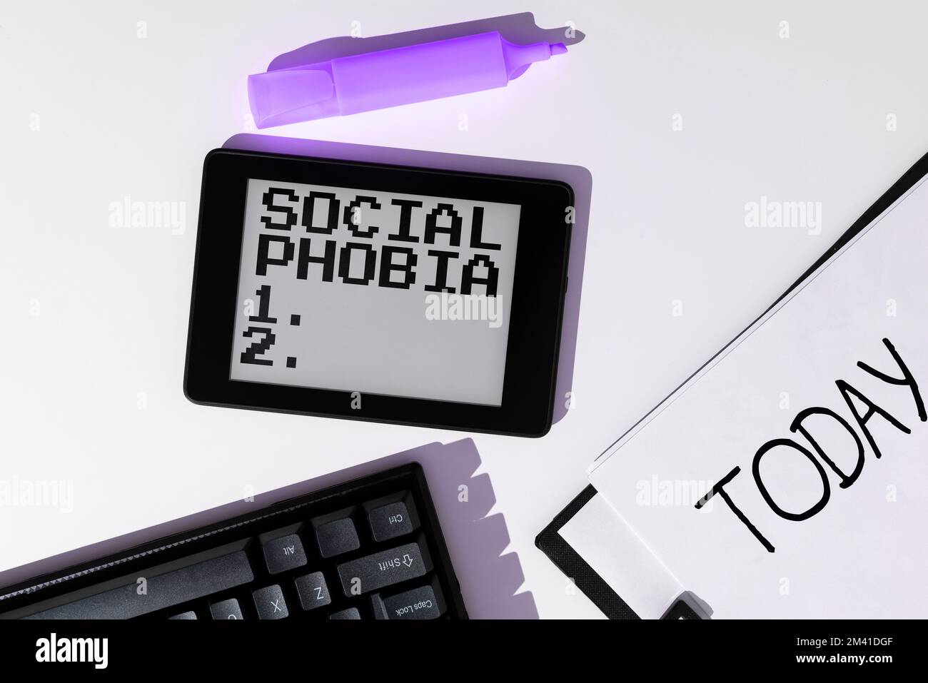 Conceptual display Social Phobia. Concept meaning overwhelming fear of ...