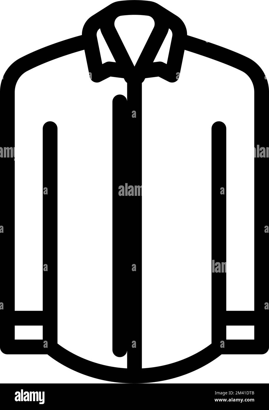 shirt denim line icon vector illustration Stock Vector Image & Art - Alamy