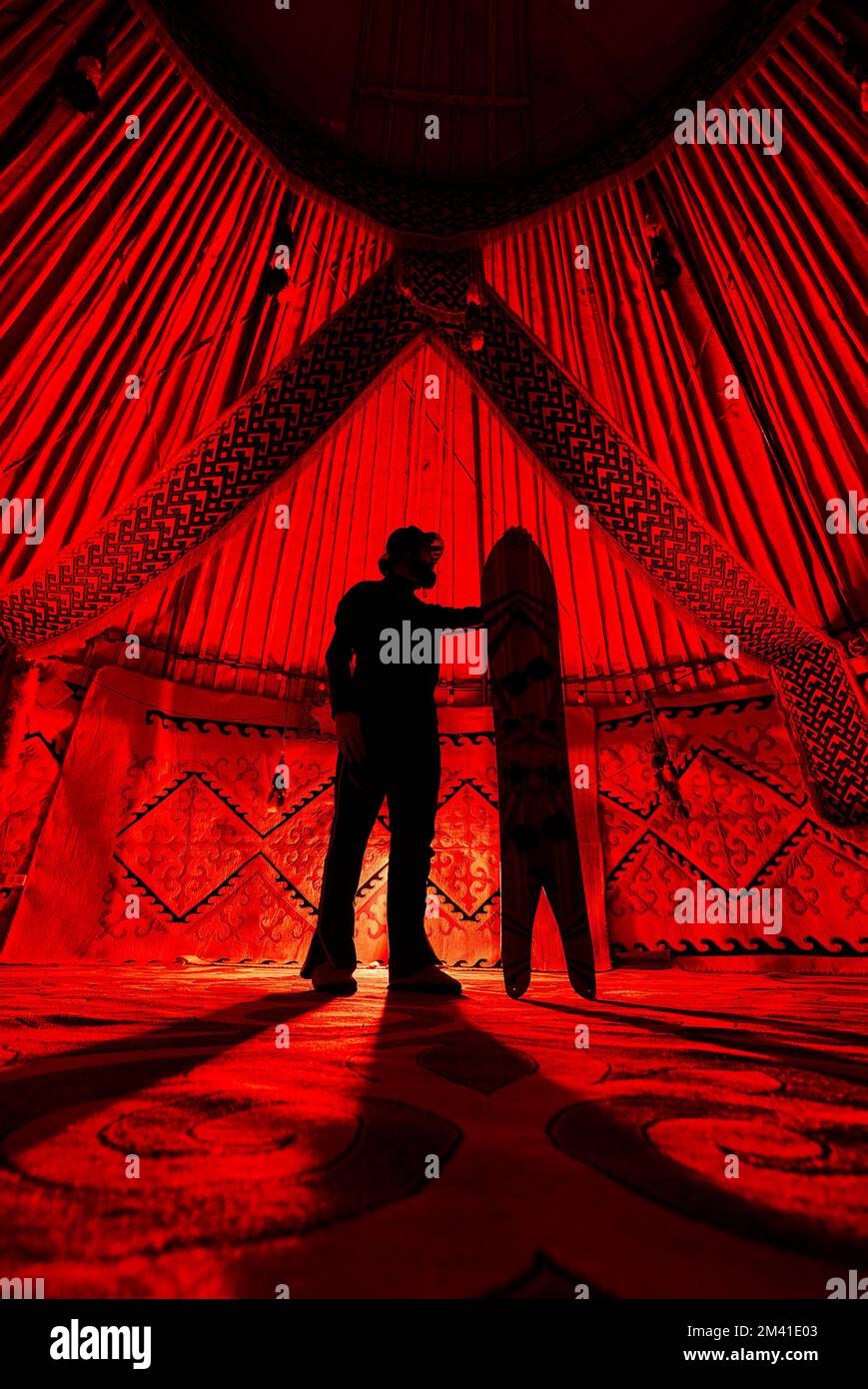 Mongolia yurt inside hi-res stock photography and images - Alamy