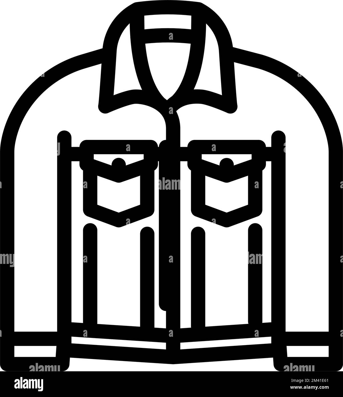 Canvas jacket Stock Vector Images - Alamy