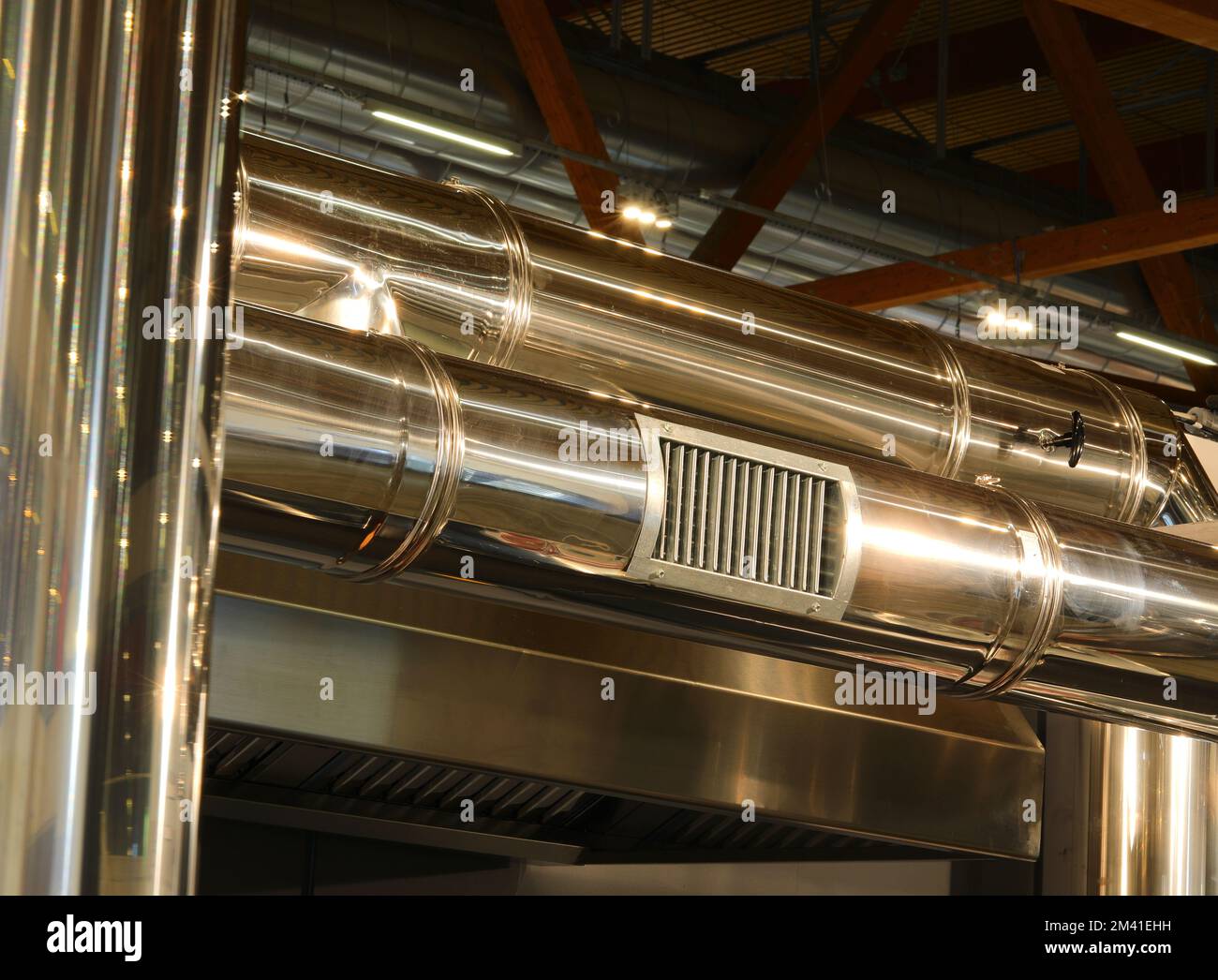 steel tube with large nozzle for the air outlet of the industrial air ...