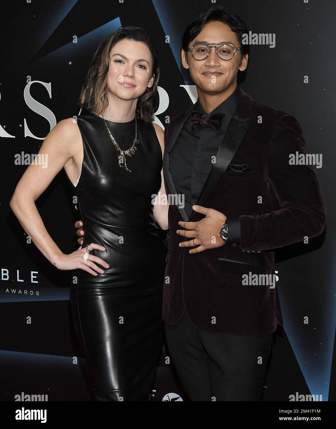 Los Angeles, USA. 17th Dec, 2022. (L-R) Amanda Phillips and Joshua Dela ...