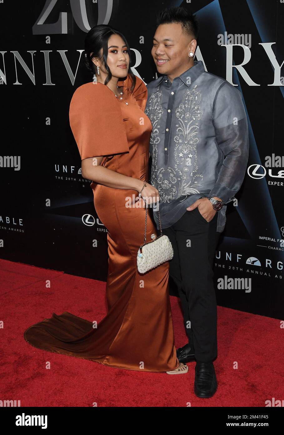 Los Angeles, USA. 17th Dec, 2022. (L-R) Alyssa Navarro and AJ Rafael at the 20th Annual Asian ...