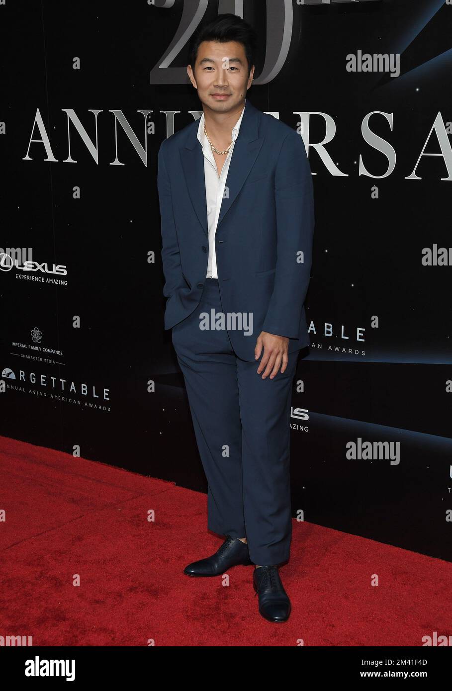 Simu Liu at the 20th Annual Asian American Awards UNFORGETTABLE Gala ...