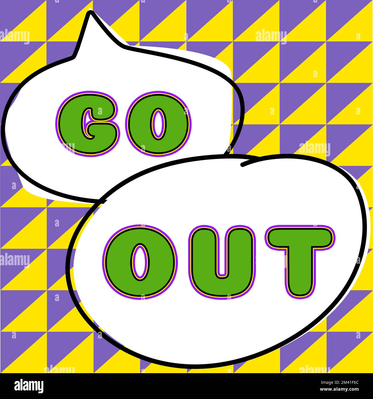 Conceptual caption Go Out. Conceptual photo to leave a room or building ...