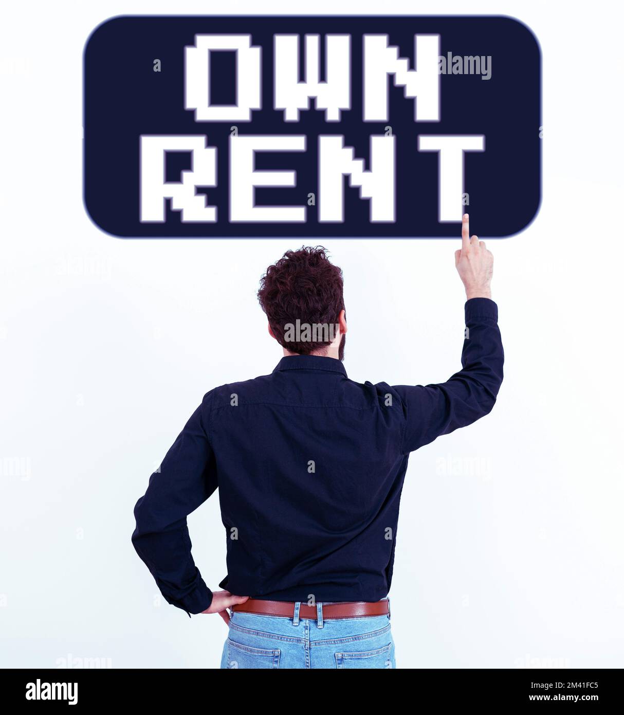 Business home versus office sign hi-res stock photography and images ...