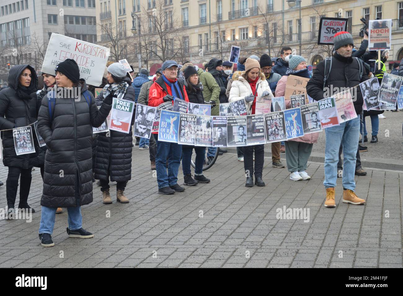 Iran protest women berlin hi-res stock photography and images - Alamy