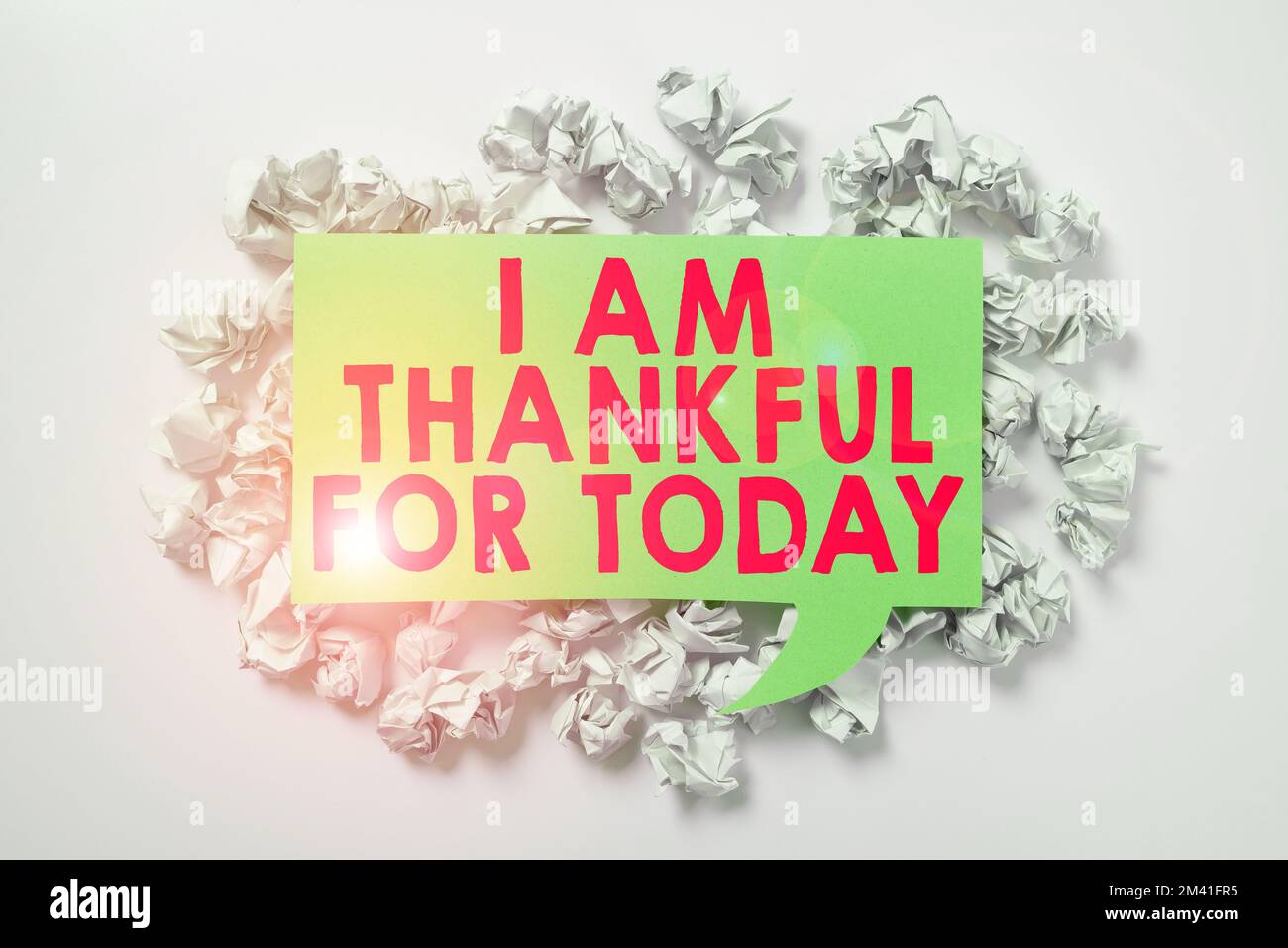 Conceptual display I Am Thankful For Today. Concept meaning Grateful ...