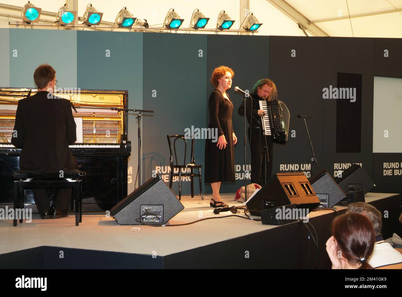 Vienna, Austria. September 18, 2009. Concert with Maria Bill in Vienna ...