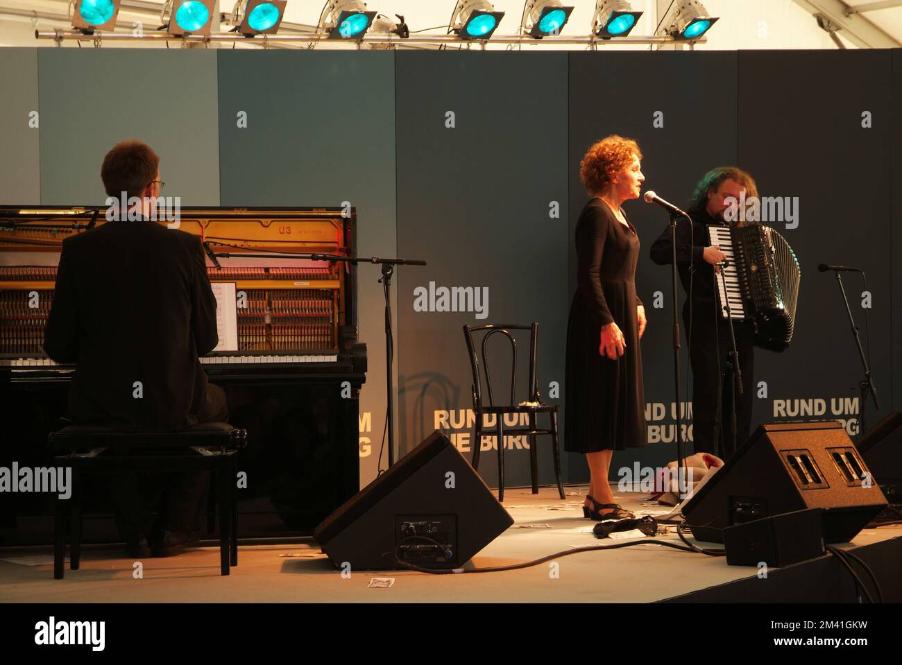 Vienna, Austria. September 18, 2009. Concert with Maria Bill in Vienna ...