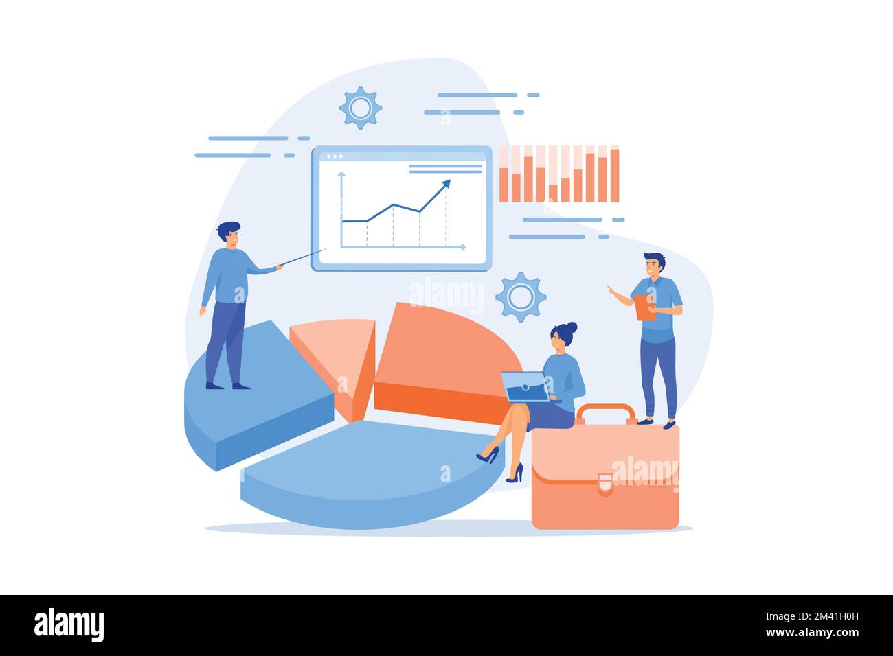 Sales Pitch Data Visualization Element Marketing Chart Research Data