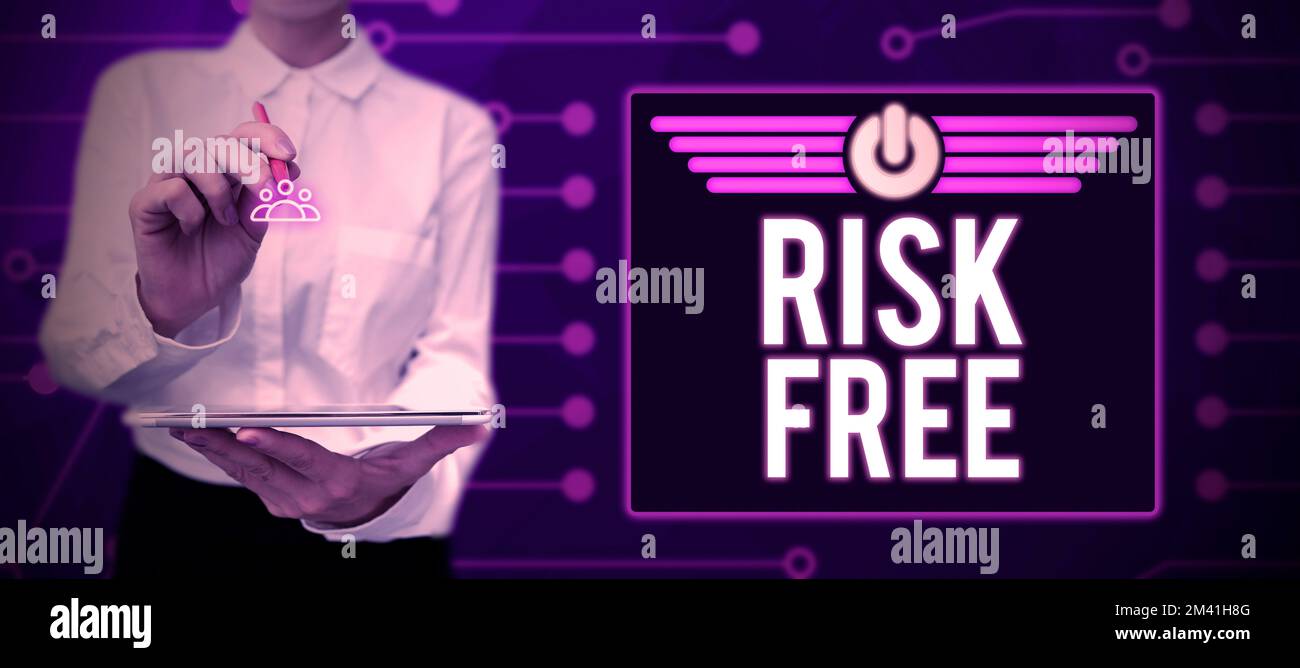 Inspiration showing sign Risk Free. Business approach used to describe ...