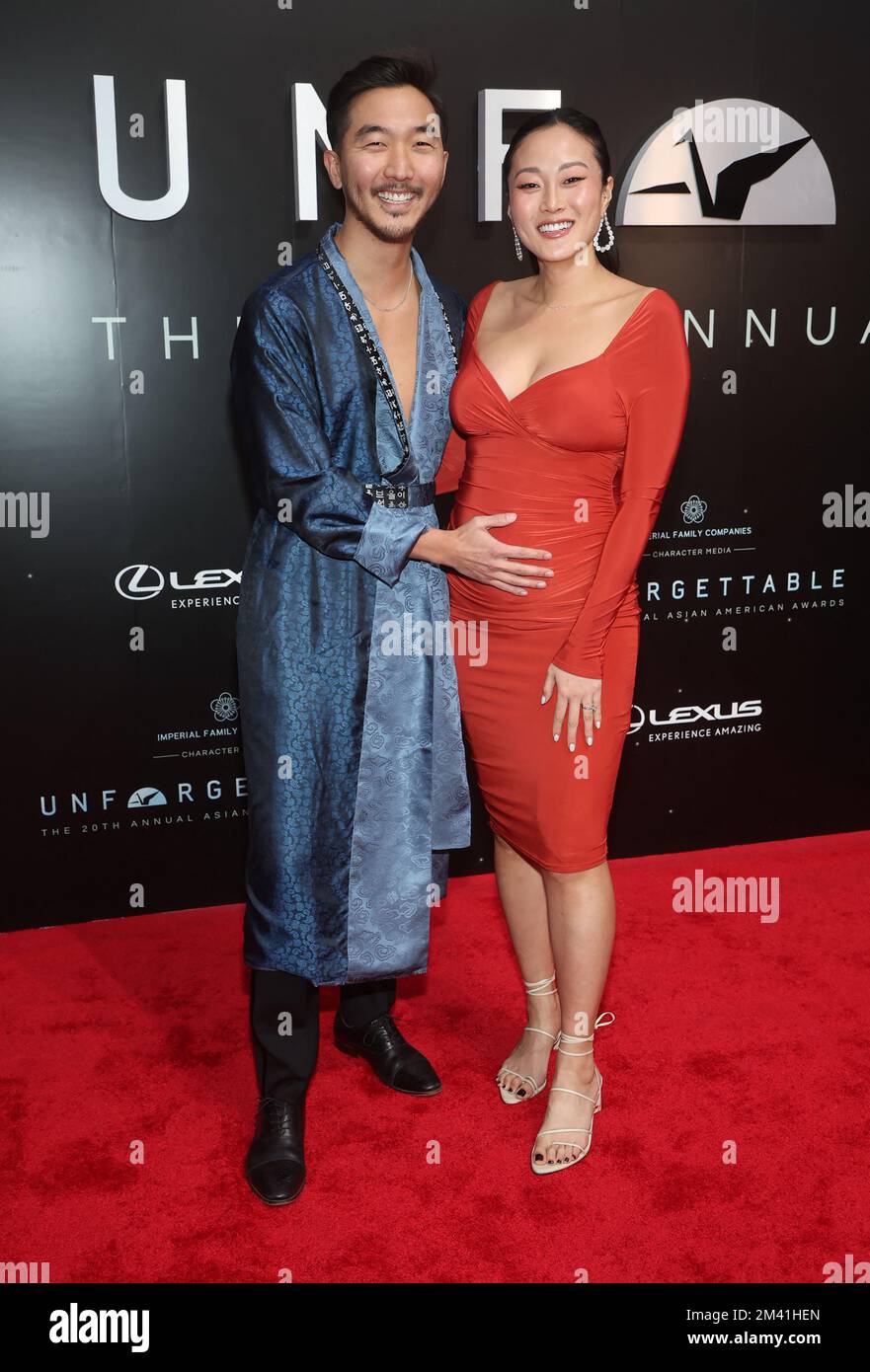 Jason Y. Lee, Melody Hahm, at UNFORGETTABLE: The 20th Annual Asian ...