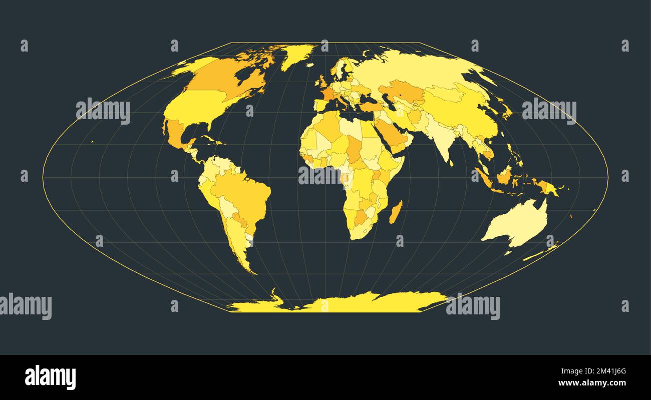 World Map. McBryde-Thomas flat-polar parabolic pseudocylindrical equal ...