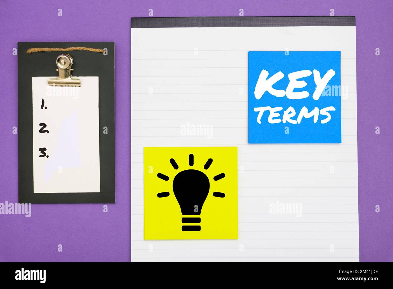 Hand writing sign Key Terms. Conceptual photo Words that can help a ...