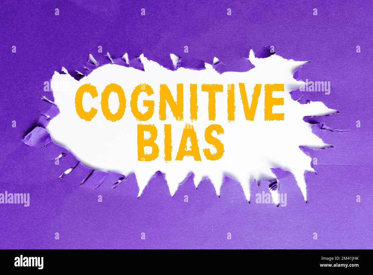 Text caption presenting Cognitive Bias. Concept meaning Psychological ... Text caption presenting Cognitive Bias. Concept meaning Psychological ...