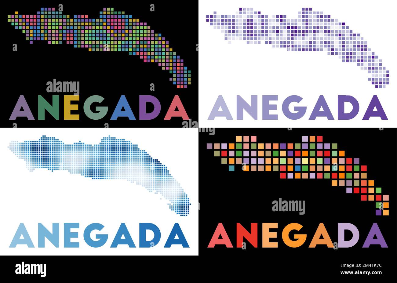 Anegada map vector vectors hi-res stock photography and images - Alamy