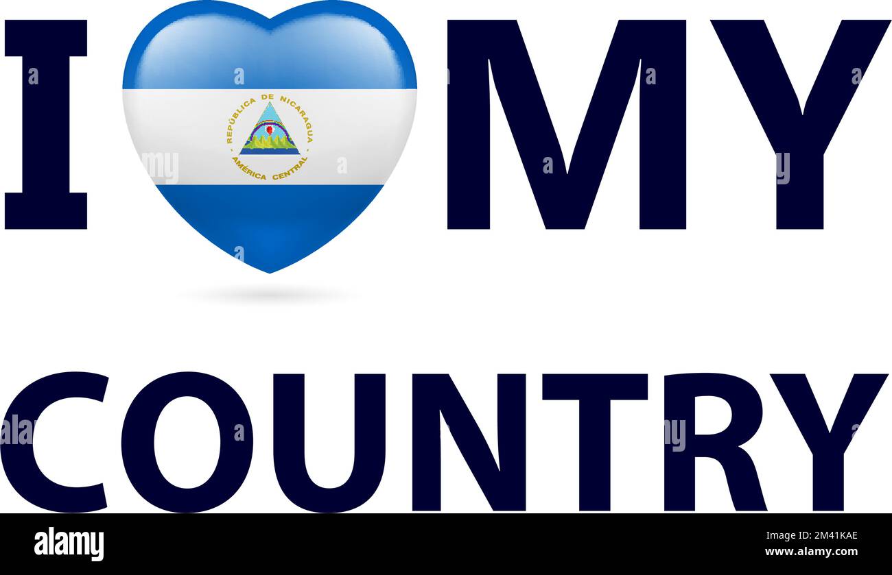 I love nicaragua Stock Vector Images - Alamy