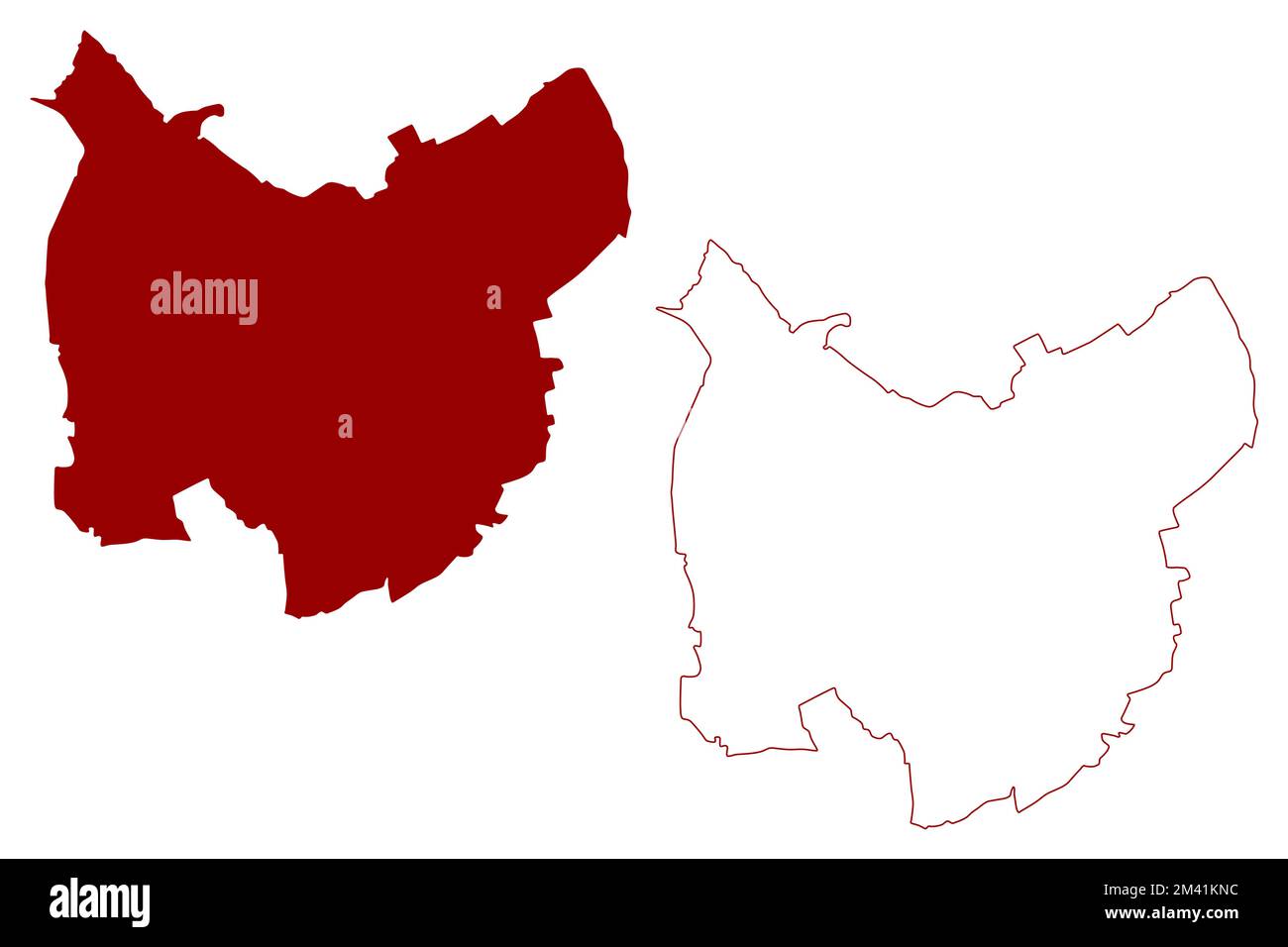 Map of redbridge hi-res stock photography and images - Alamy