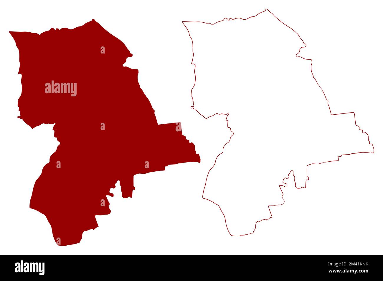 Havering map hi-res stock photography and images - Alamy