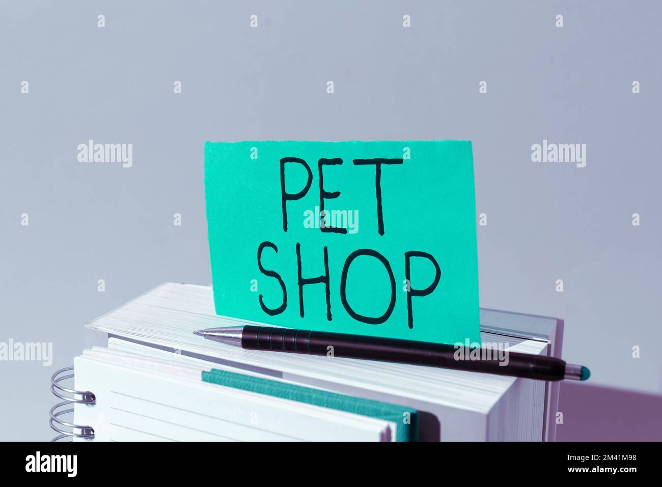 Hand writing sign Pet Shop. Word Written on Retail business that sells ...