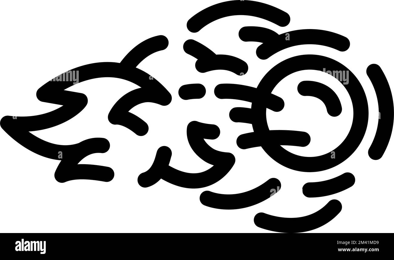 fireball line icon vector illustration Stock Vector Image & Art - Alamy