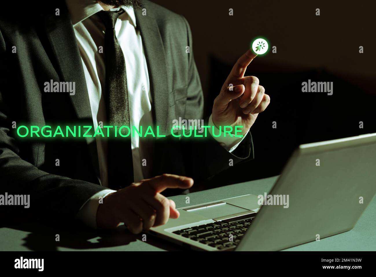 Conceptual display Organizational Culture. Business approach the study ...