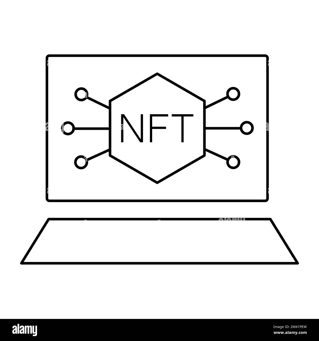 Nft icon logo Black and White Stock Photos & Images - Alamy
