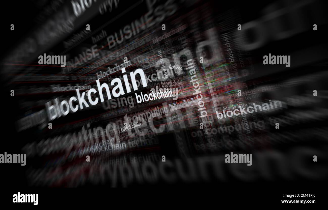 Blockchain headline news across international media with cryptography ...