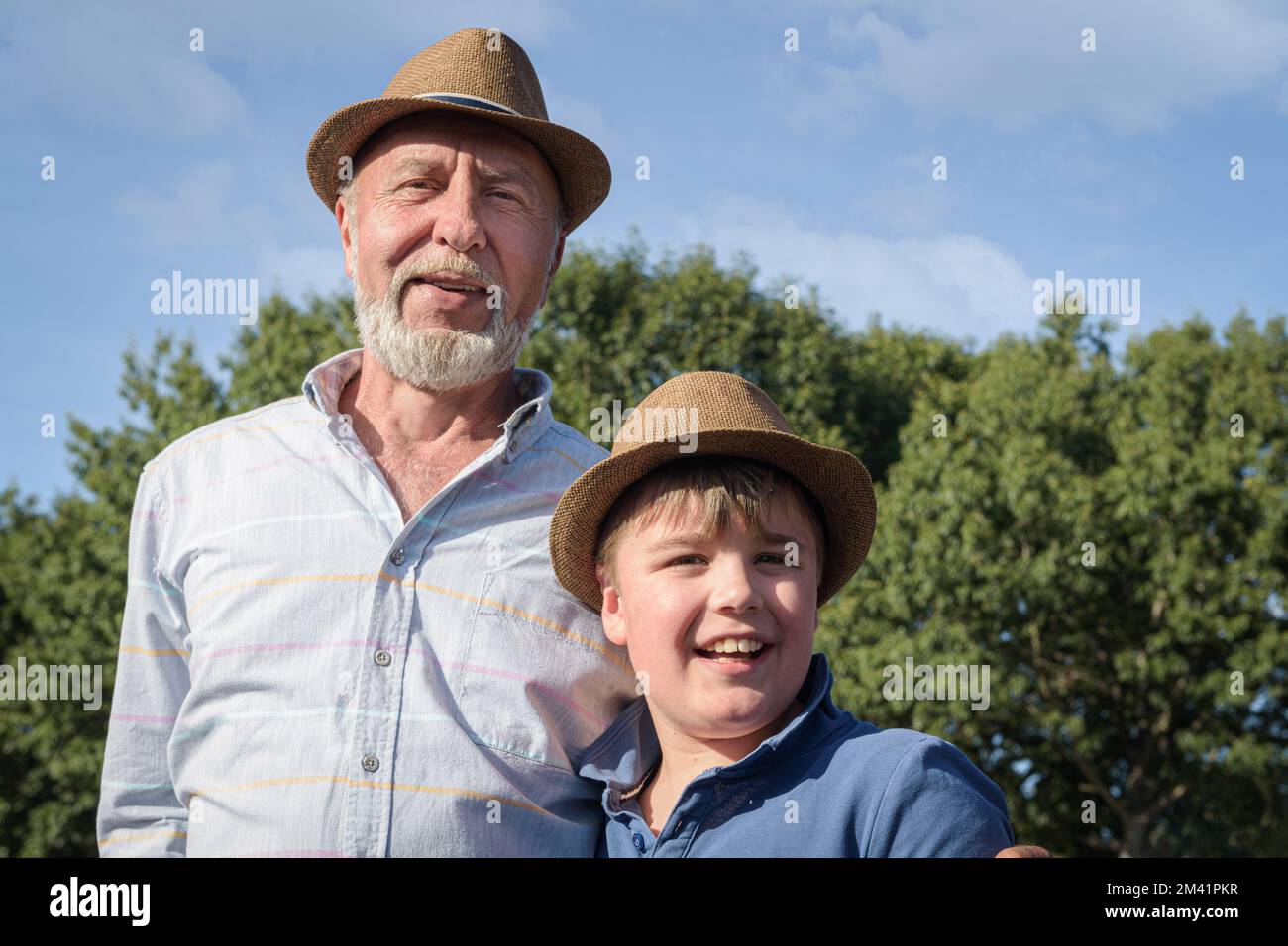 Grandfather grandson relationship hi-res stock photography and images ...