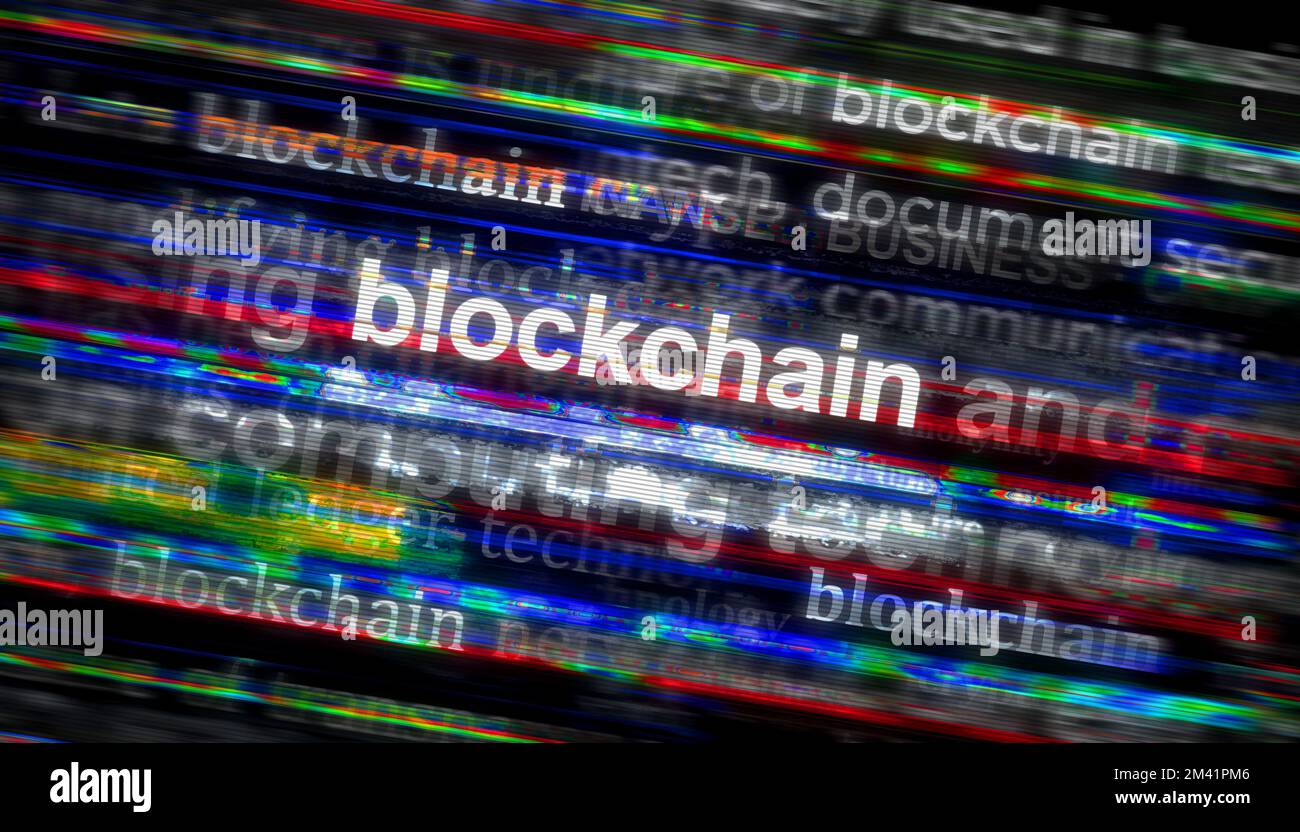 Blockchain Headline News Across International Media With Cryptography And Fintech Network