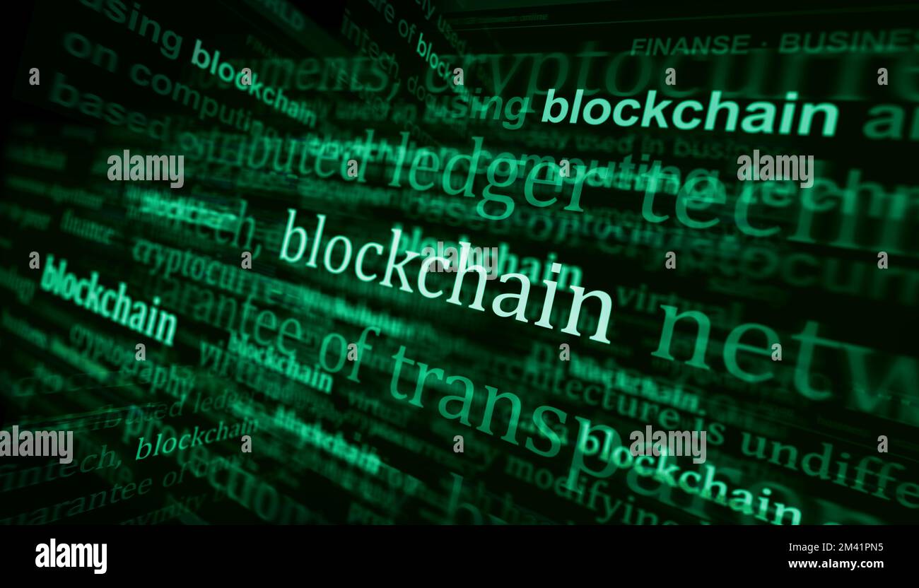 Blockchain headline news across international media with cryptography ...